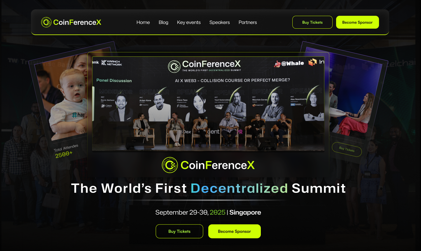 CoinFerenceX Dubai 2026 – Built by Builders. Powered by the Ecosystem.